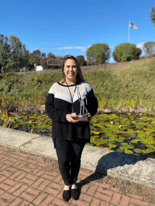 Newsroom: Ashley Pesi Recognized for Outstanding Work in Social Work Field